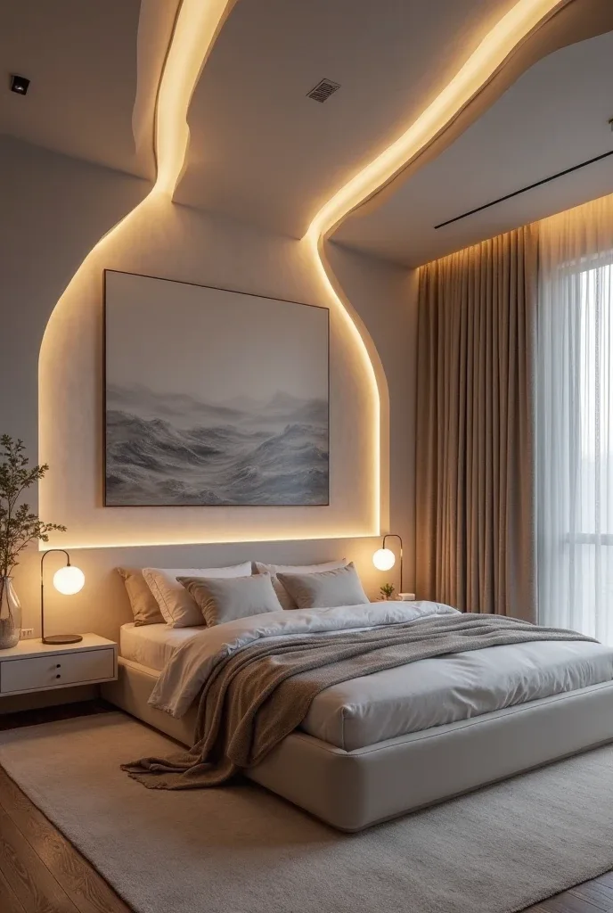 15 Ceiling Ideas with LED Strips That Feel Futuristic - Dream Decor Hub