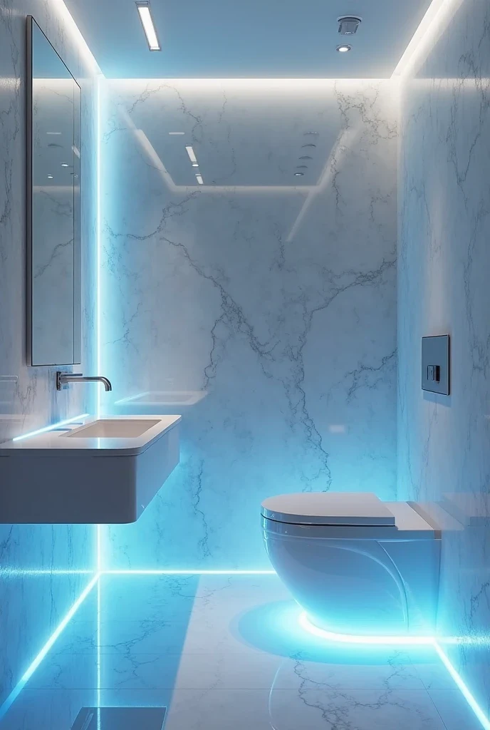 15 Modern Bathrooms With LED Magic That Glow With Innovation - Dream ...